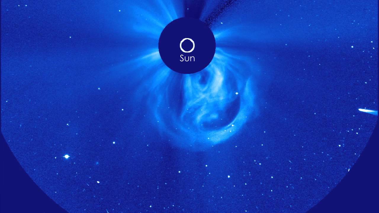 SOHO Sees Comet ISON Appear - YouTube