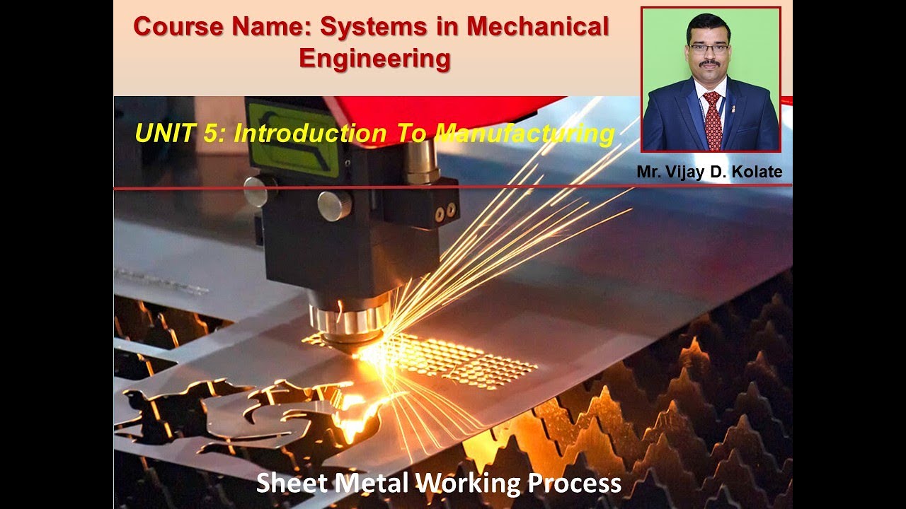 Sheet Metal Working or Sheet Metal Process - YouTube