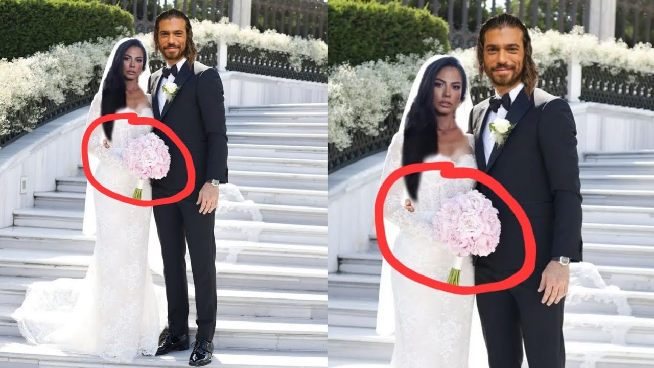 Can Yaman Demet Özdemir Wedding Day 2023 - YouTube