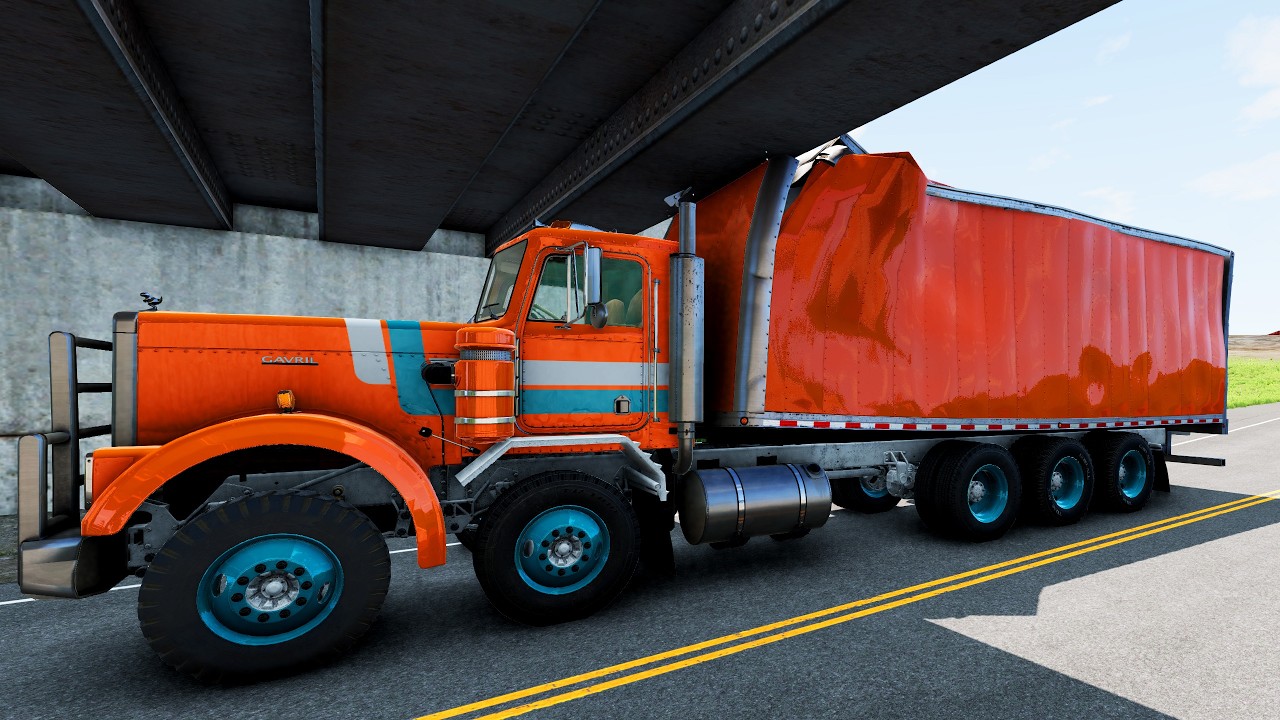 BeamNG.drive - Trucks vs low bridge 2🚚 🌉 - YouTube