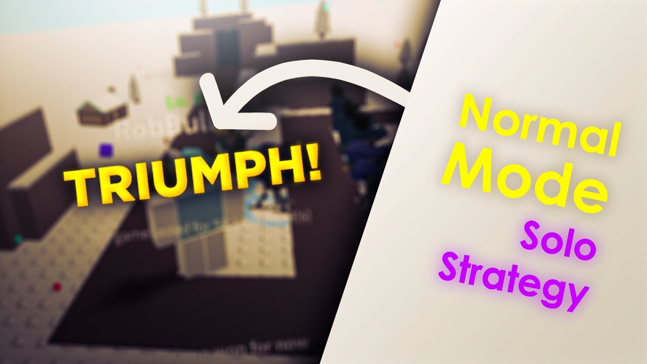 (Outdated) How to solo Normal Mode | Retro TDS - YouTube