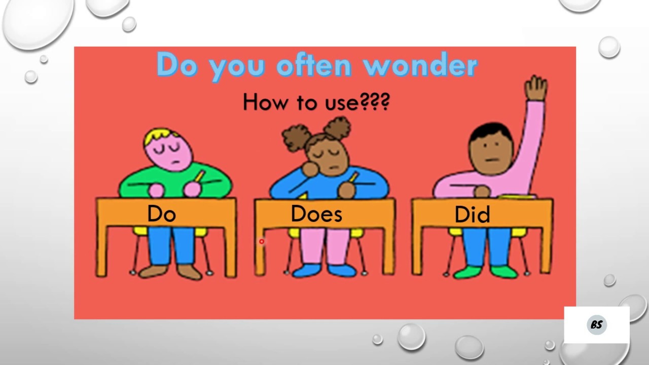 English Grammar | Usage of Do, Does and Did - YouTube