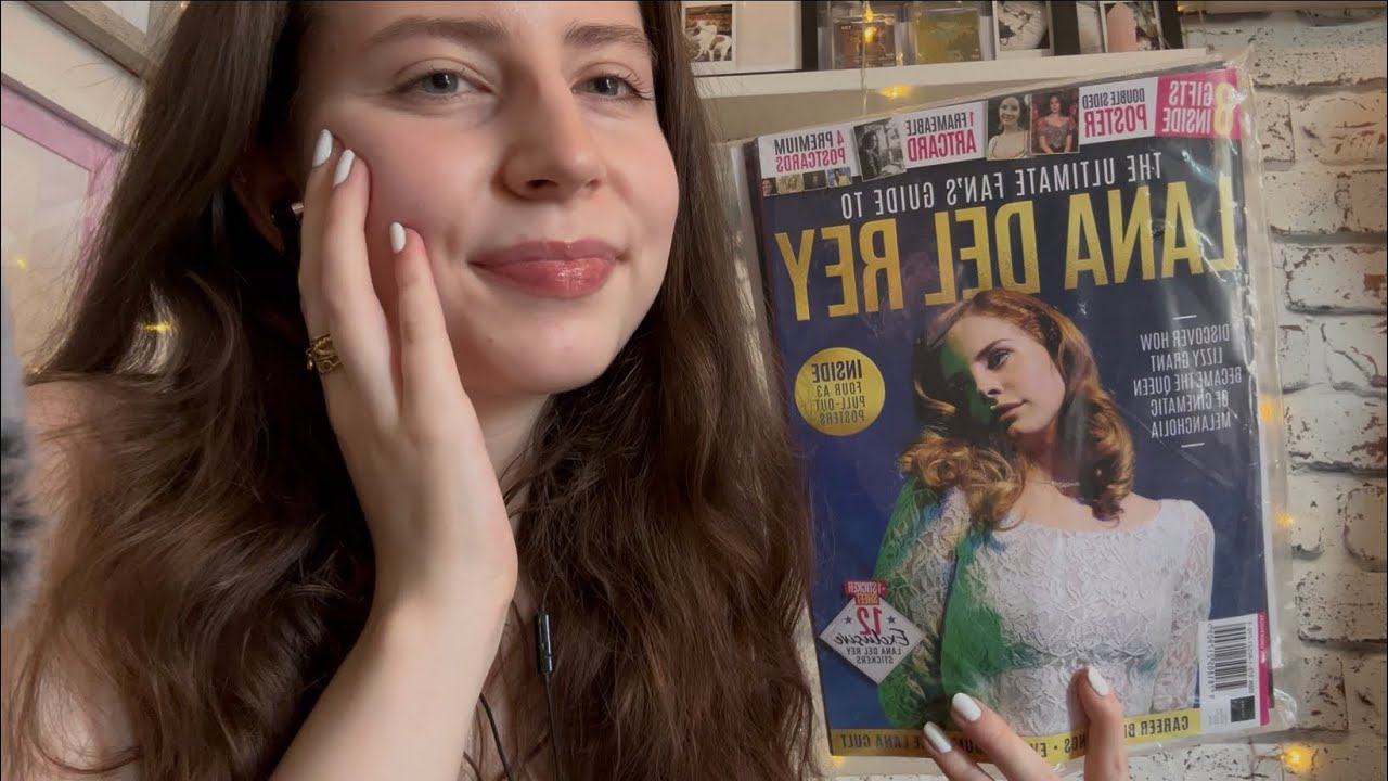 ASMR | Magazine Flip Through - Lana Del Rey Edition 🧚🏼‍♀️ - YouTube