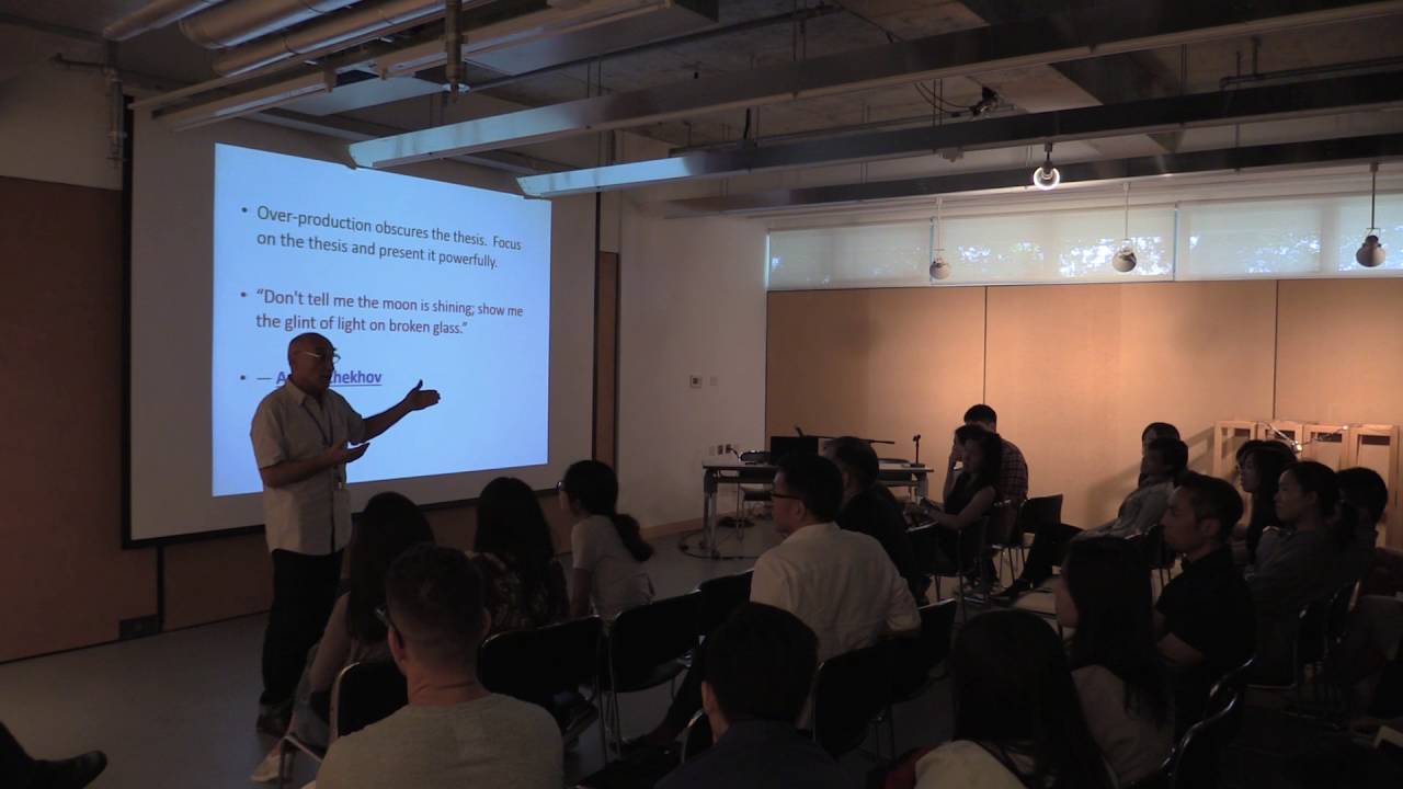 CUHK_School of Architecture_Thesis Seminar 2 by Prof. Essy Baniassad ...