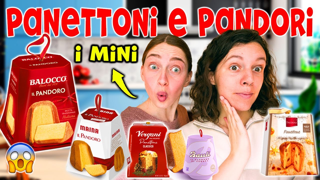 PROVIAMO I PANETTONI E PANDORI MINI 😱 del Lidl e di marca! - YouTube