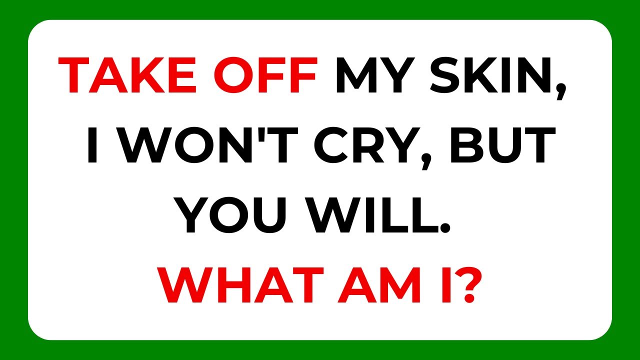 ONLY A GENIUS CAN SOLVE THESE RIDDLES 🧩🧠 20 TRICKY RIDDLES THAT'LL BLOW ...