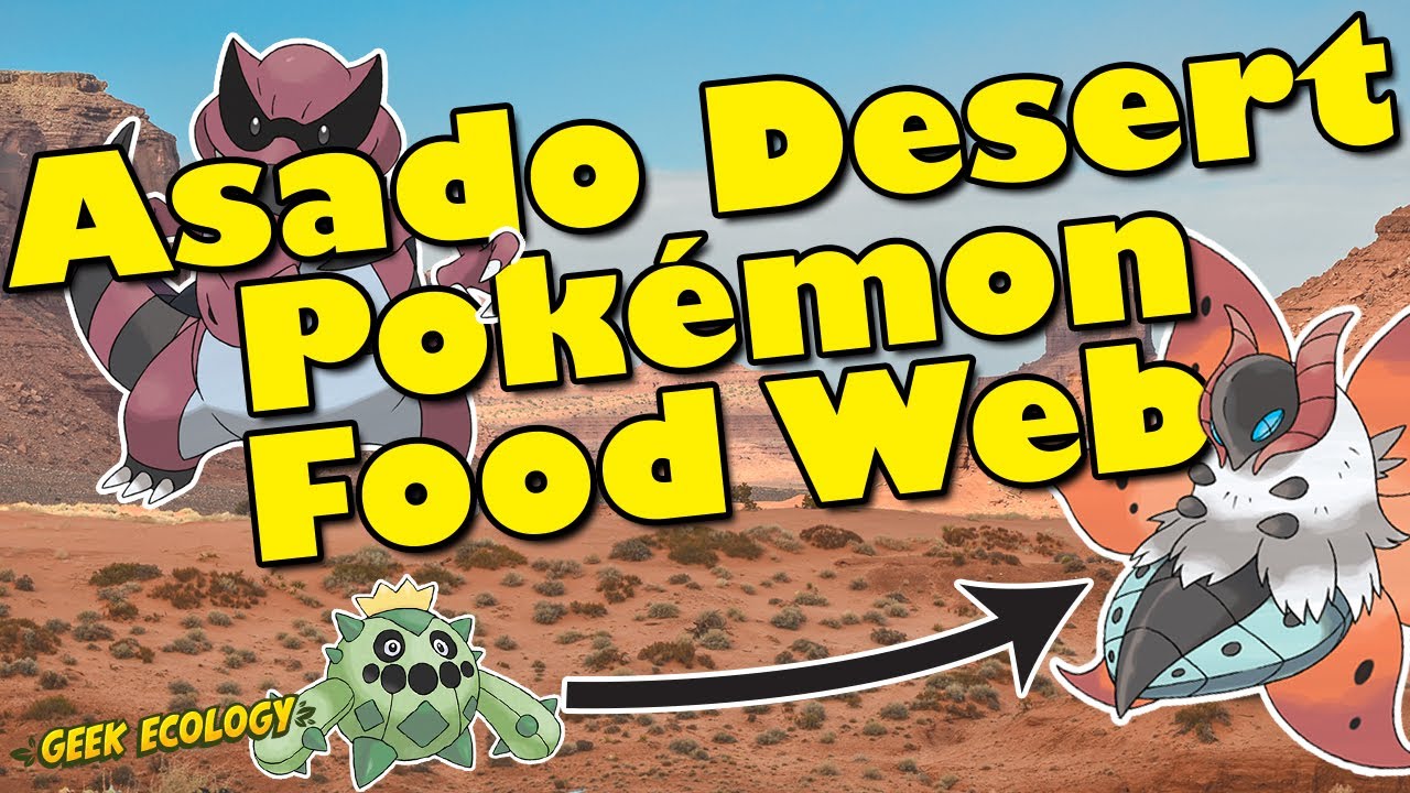 Asado Desert Ecology 🐫🌵A Pokémon Food Web - YouTube