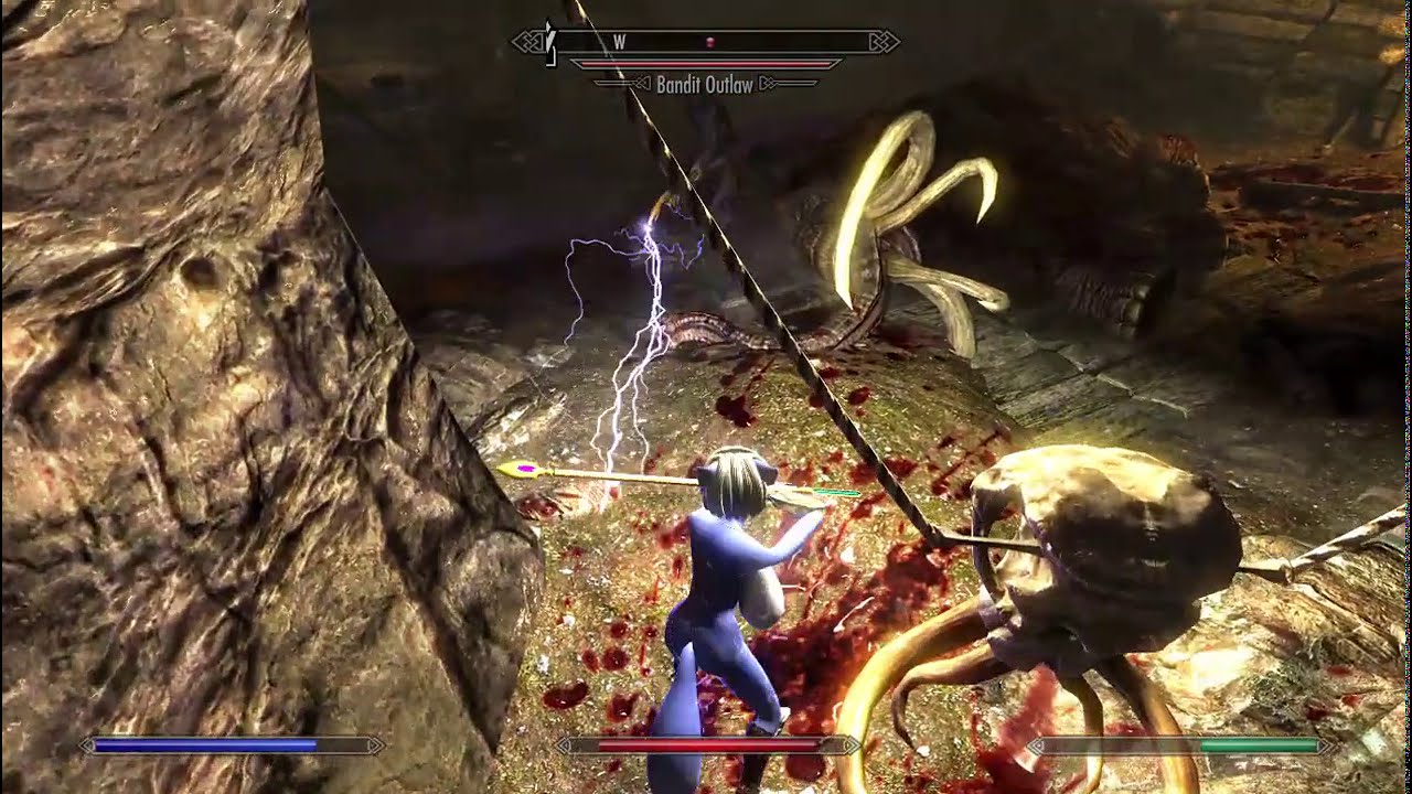 A blue Cerinian in Skyrim _ 3 - YouTube