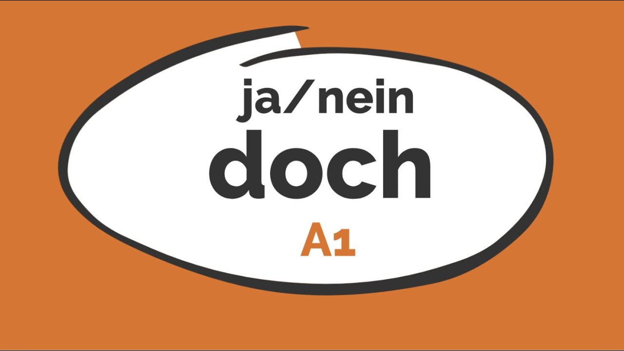 Deutsch Lernen Ja Nein Doch A1 Grammatik Learn German How Deutsch Lernen Ja Nein Doch A1 Grammatik Learn German How