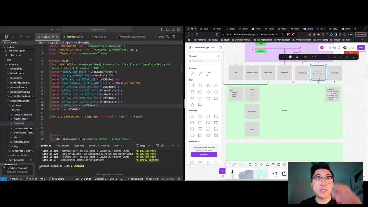 Code with Me - React Pomodoro App (Part 20) - YouTube