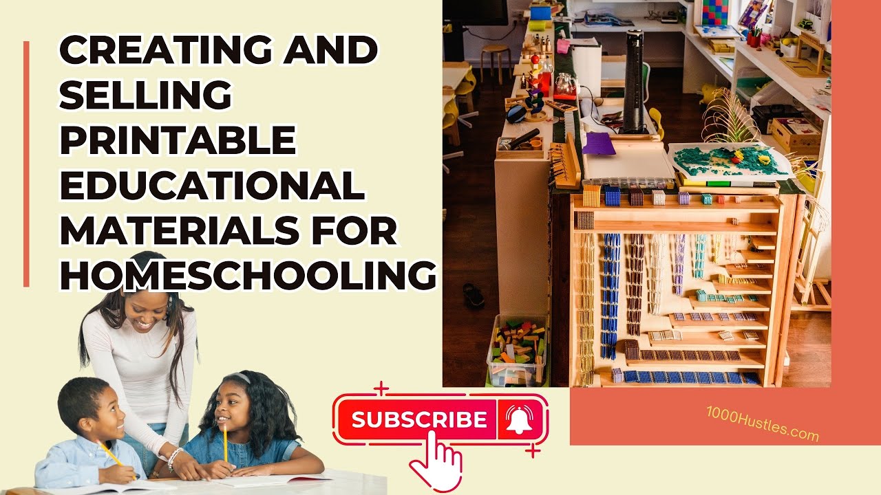 Creating and Selling Printable Educational Materials for Homeschooling ...
