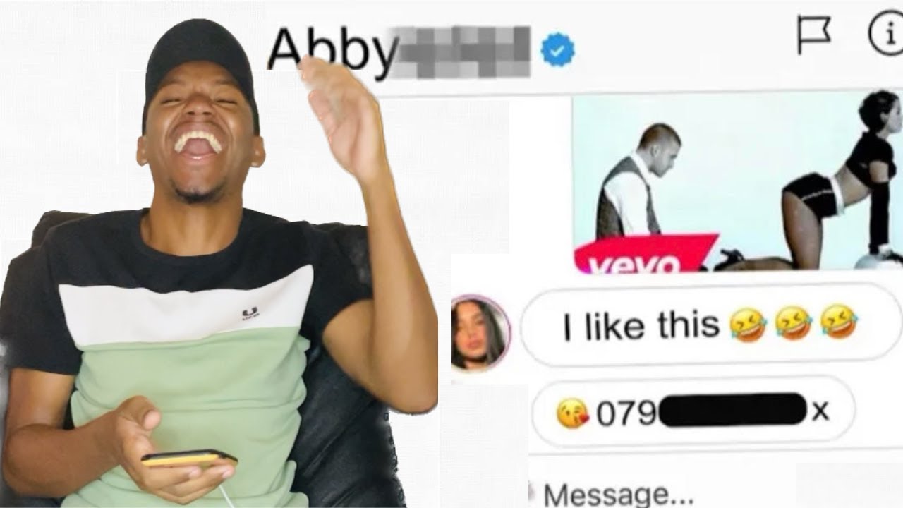 DM'ing Instagram Girls With Pick Up Lines 💬 - YouTube