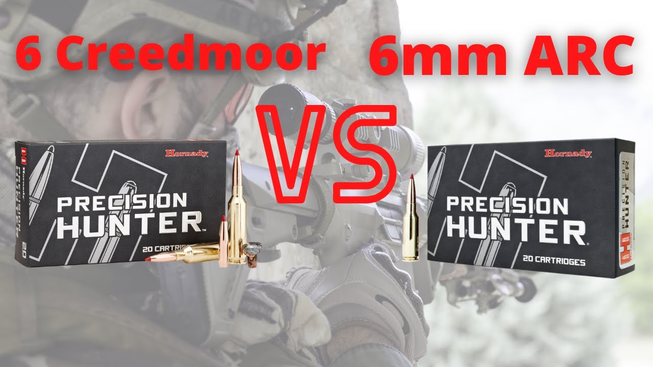 6 ARC vs 6 CREEDMOOR | Ballistics Comparison - YouTube