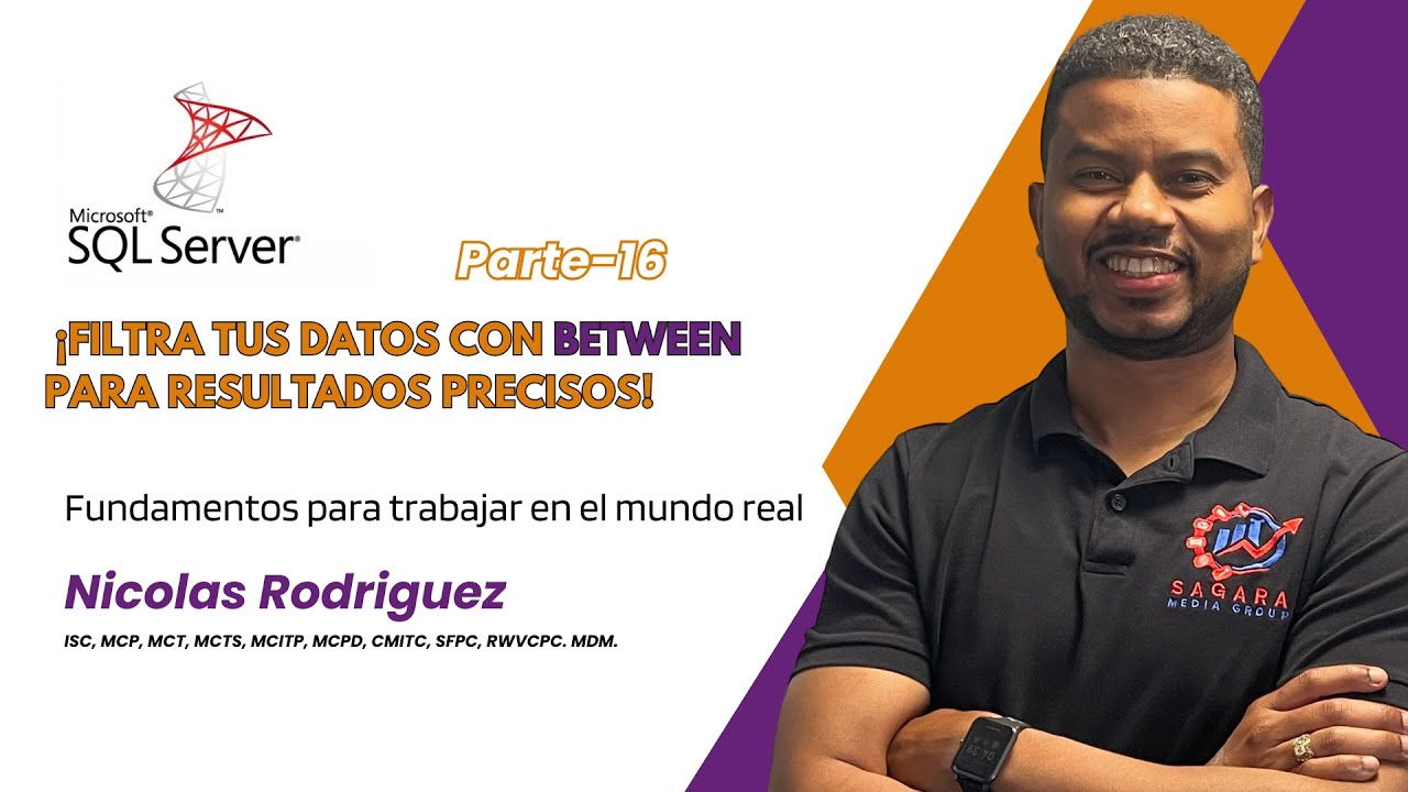 Curso SQL Server 2022 Parte 16: ¡Filtra Datos con Precisión usando BETWEEN en SQL Server! - YouTube