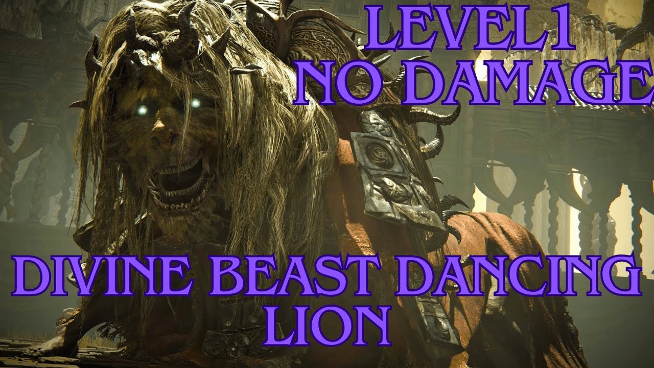 Elden Ring DLC - Divine Beast Dancing Lion Level 1 No Damage [Blessing ...