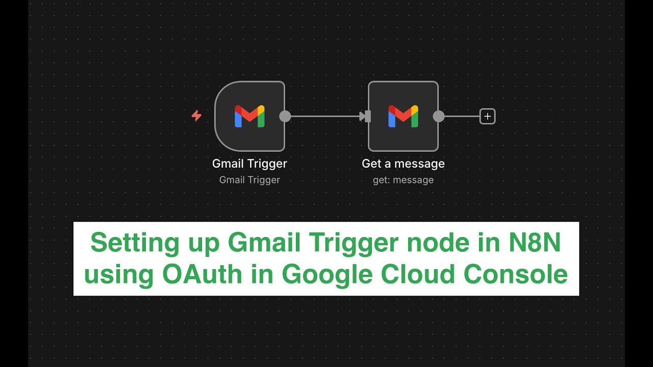 N8N Gmail Trigger Node setup with OAuth in Google Cloud Console - YouTube