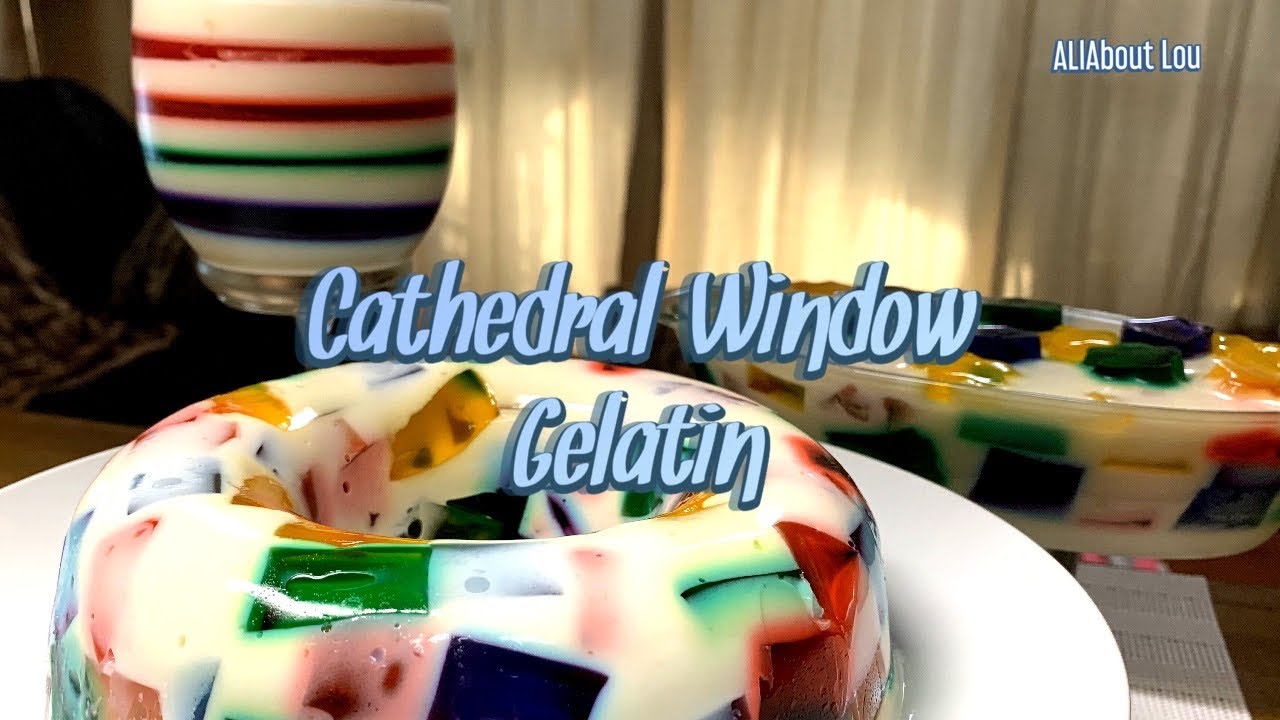 Cathedral Window Gelatin ,simple and easy recipe ,perfect for any ...