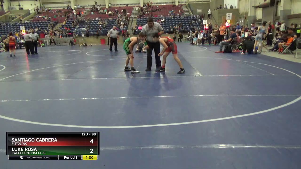 12U 98 Luke Rosa Sweet Home Mat Club Vs Santiago Cabrera Pistol WC ...