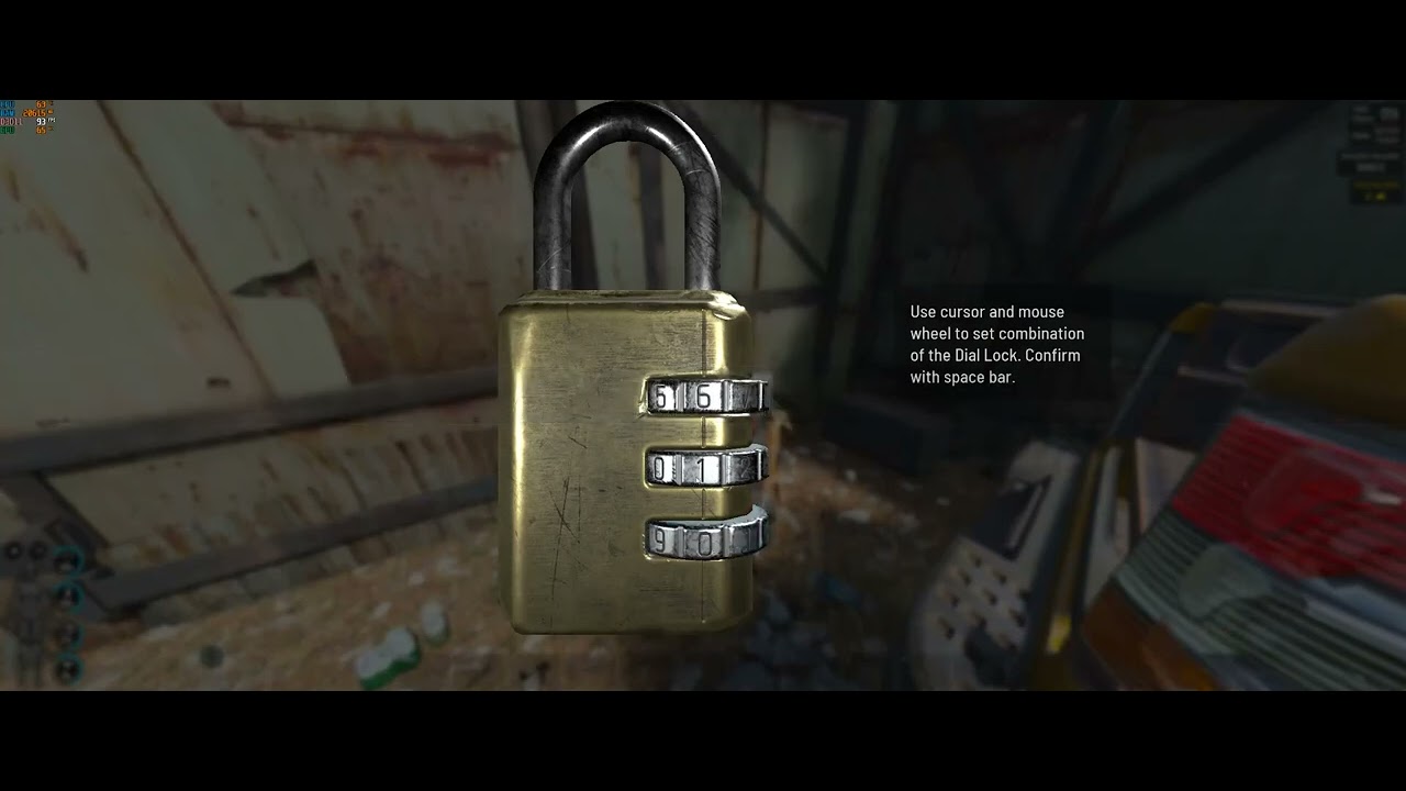 Dial lock remove SCUM. - YouTube