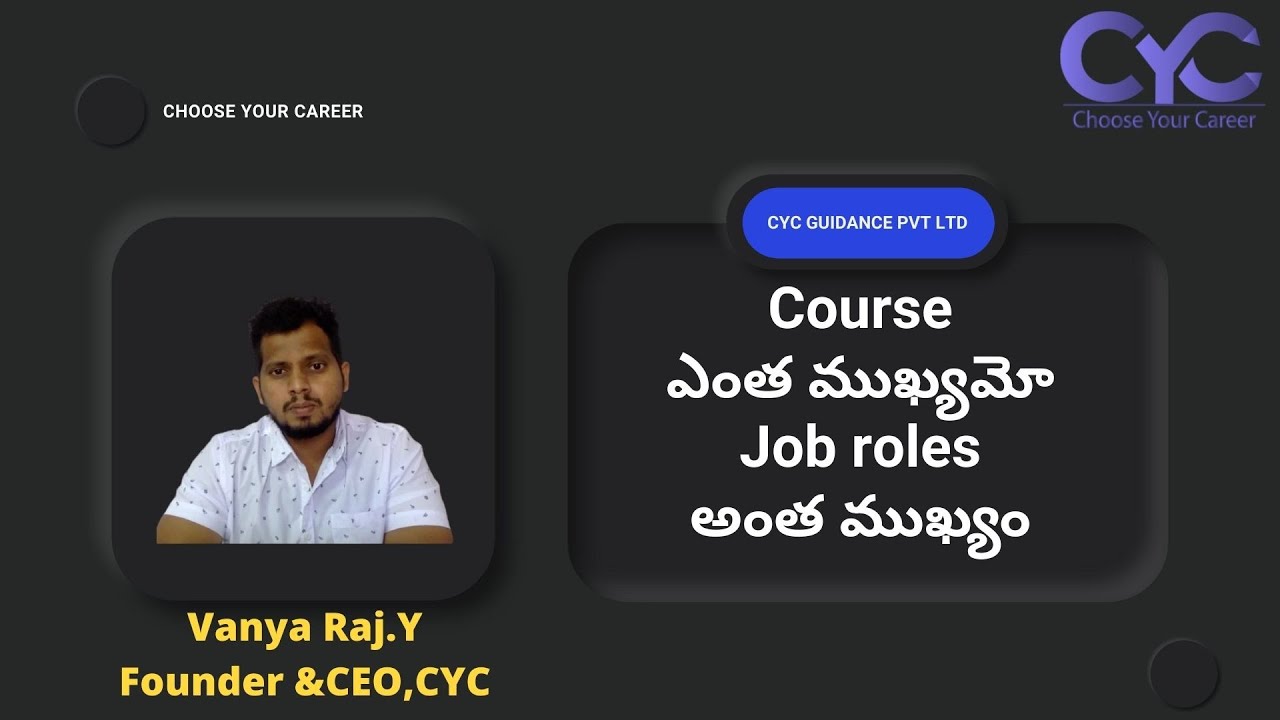best software courses for freshers 2020|Vanya Raj|CYC Guidance Pvt Ltd - YouTube