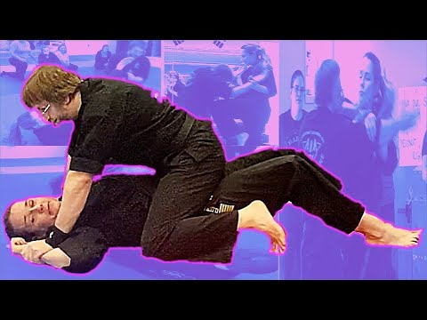 How To Escape Being Pinned To The Ground | Self Defense For Women - YouTube