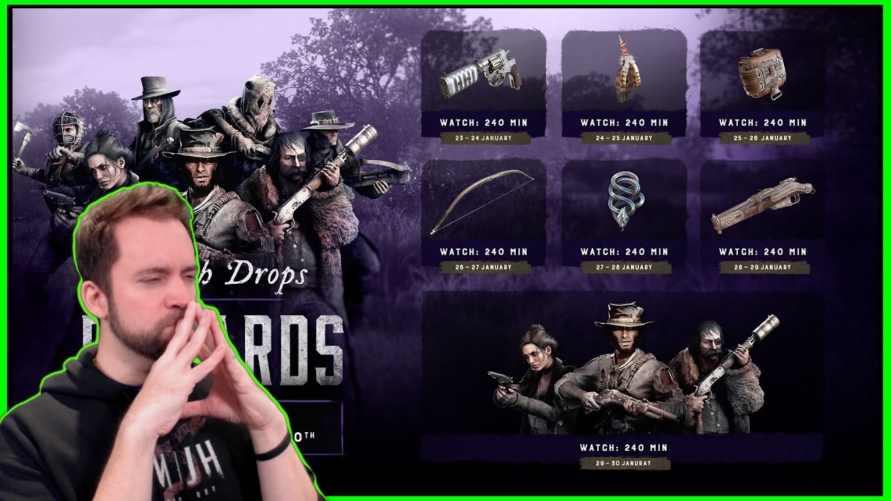 MORE HUNT TWITCH DROPS - JANUARY 2025 - Everything you need to know - YouTube