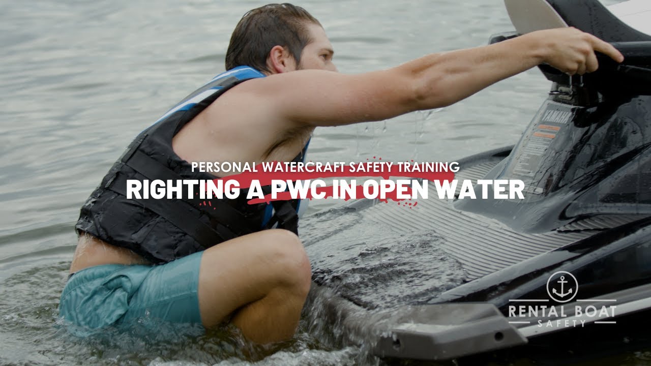 Personal Watercraft - Righting a PWC in Open Water - YouTube