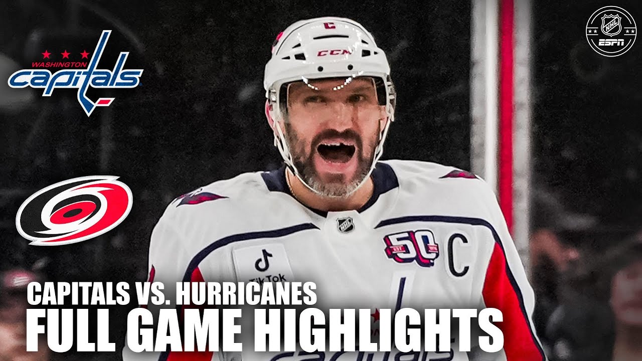 Washington Capitals vs. Carolina Hurricanes | Full Game Highlights ...