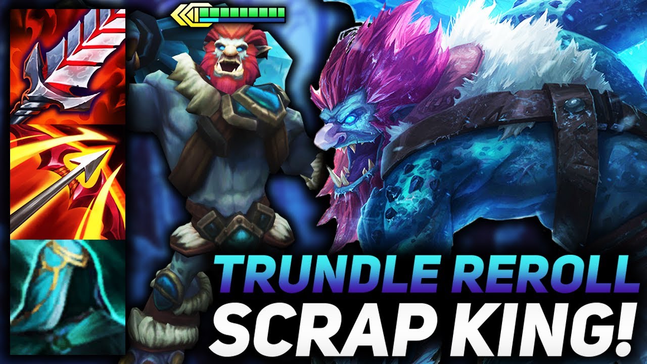 3 Star Trundle Reroll Tank Carry Cleaves With Runaans Aoe Dps