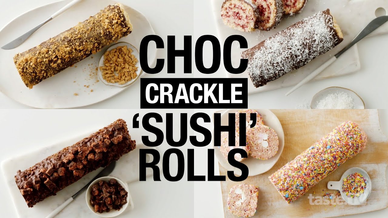 Easy chocolate crackle recipes 4 WAYS | taste.com.au - YouTube