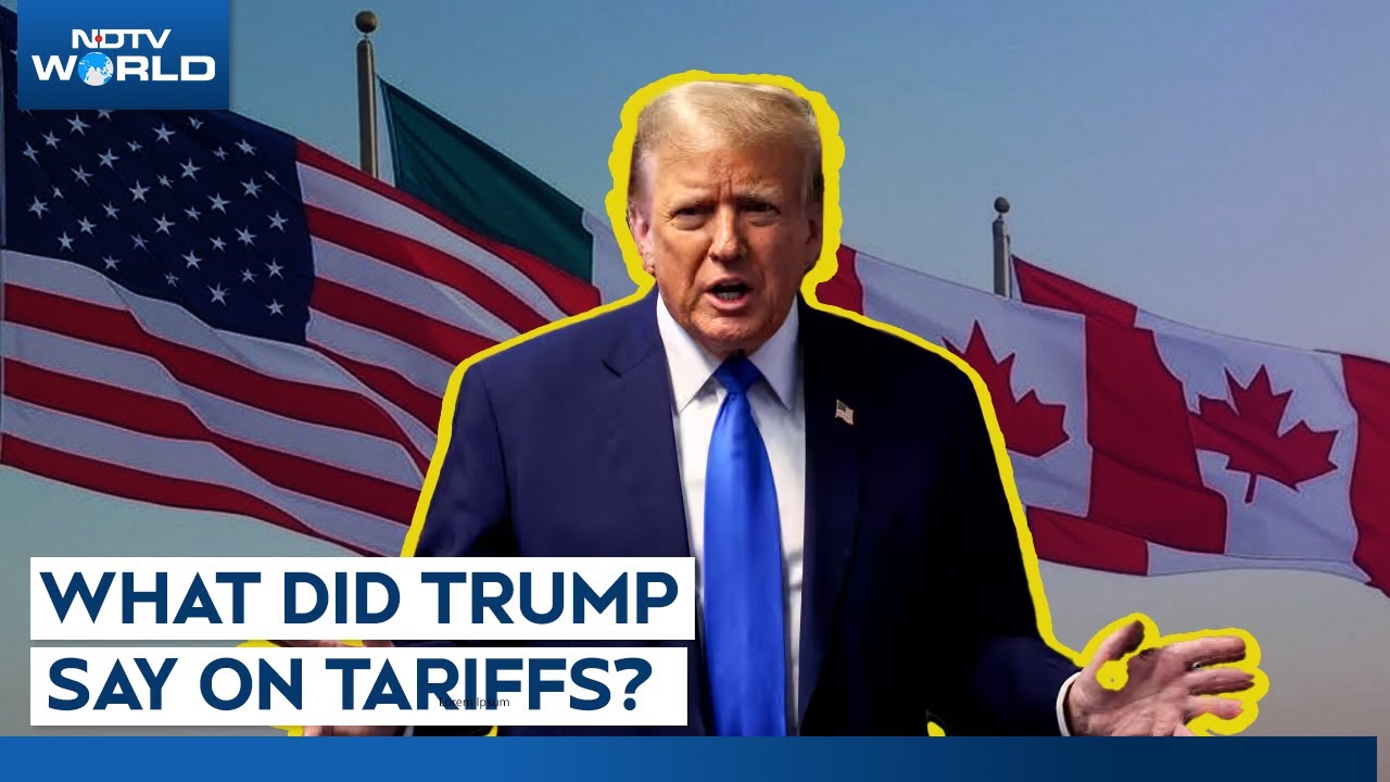 Trump Tariffs News | Markets Crash After Trump Okays 25% Tariffs On ...