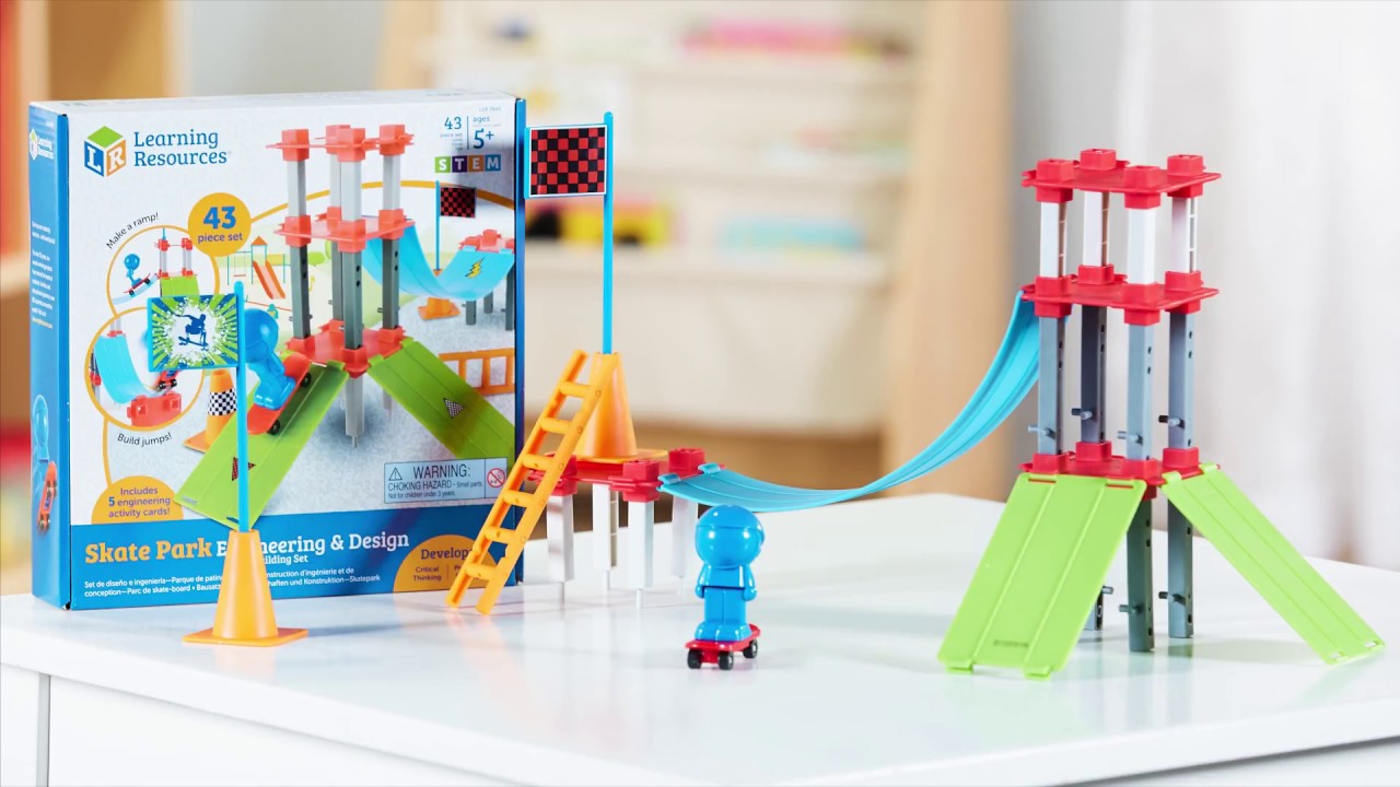Skate Park Engineering & Design Building Set - YouTube