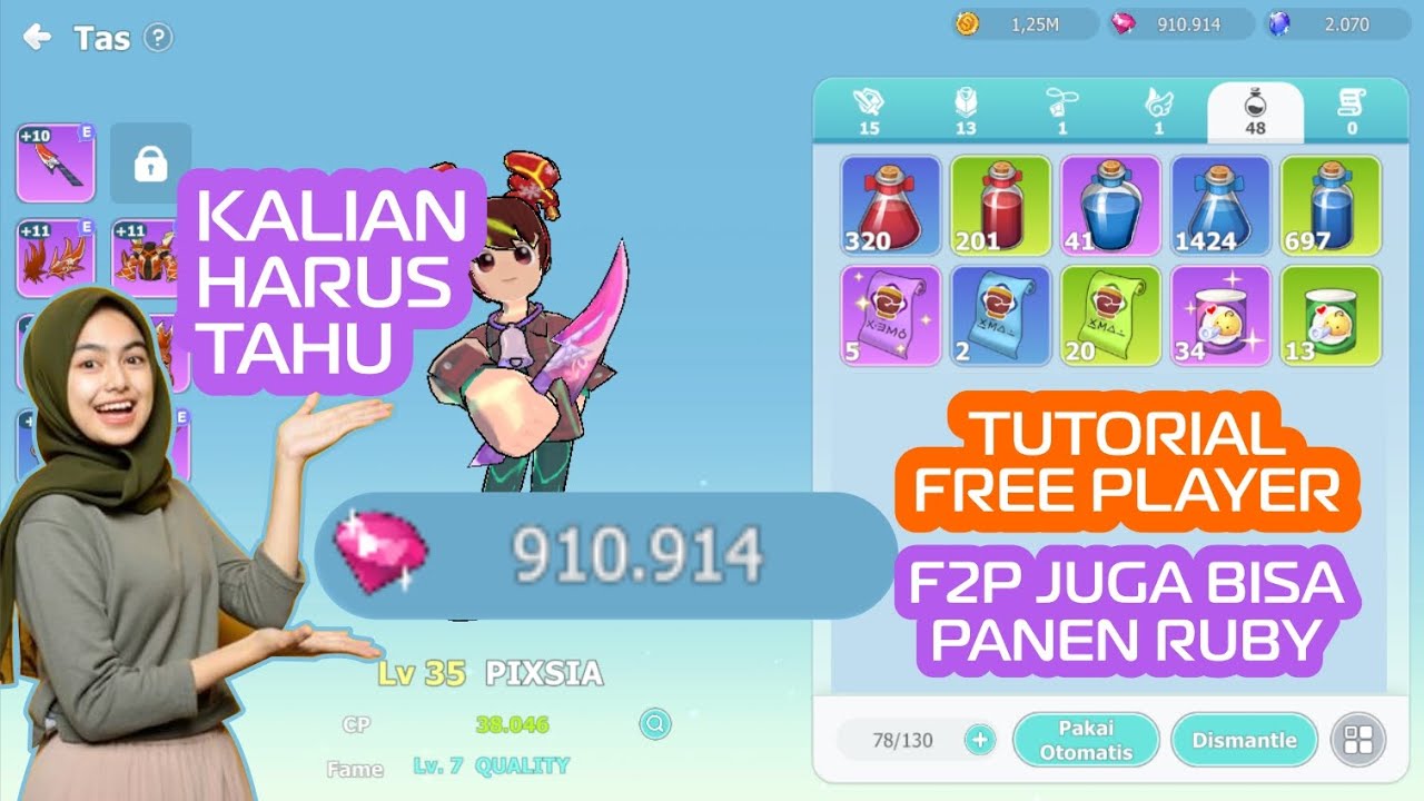 TUTORIAL PANEN RUBY VERSI FREE PLAYER!! F2P JUGA BISA DEWA - YouTube