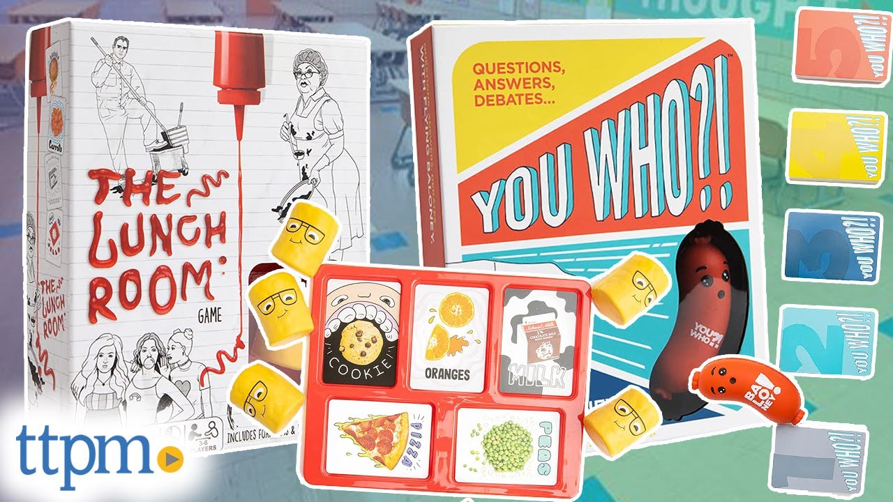 The Lunch Room Game and You Who?! Game - YouTube