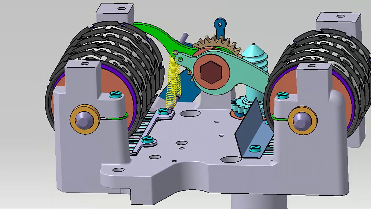 Smith chronometric speedometer - YouTube