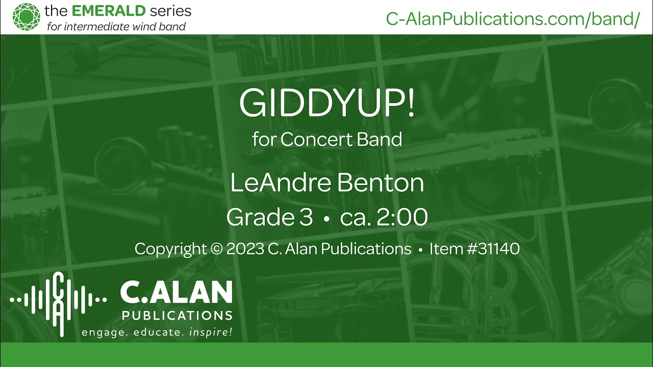 Giddyup! (Band Grade 3) - LeAndre Benton - YouTube