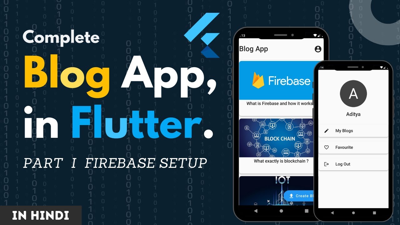 Flutter Blog App Firebase Setup In Blog App Getx Part I In Hindi Youtube