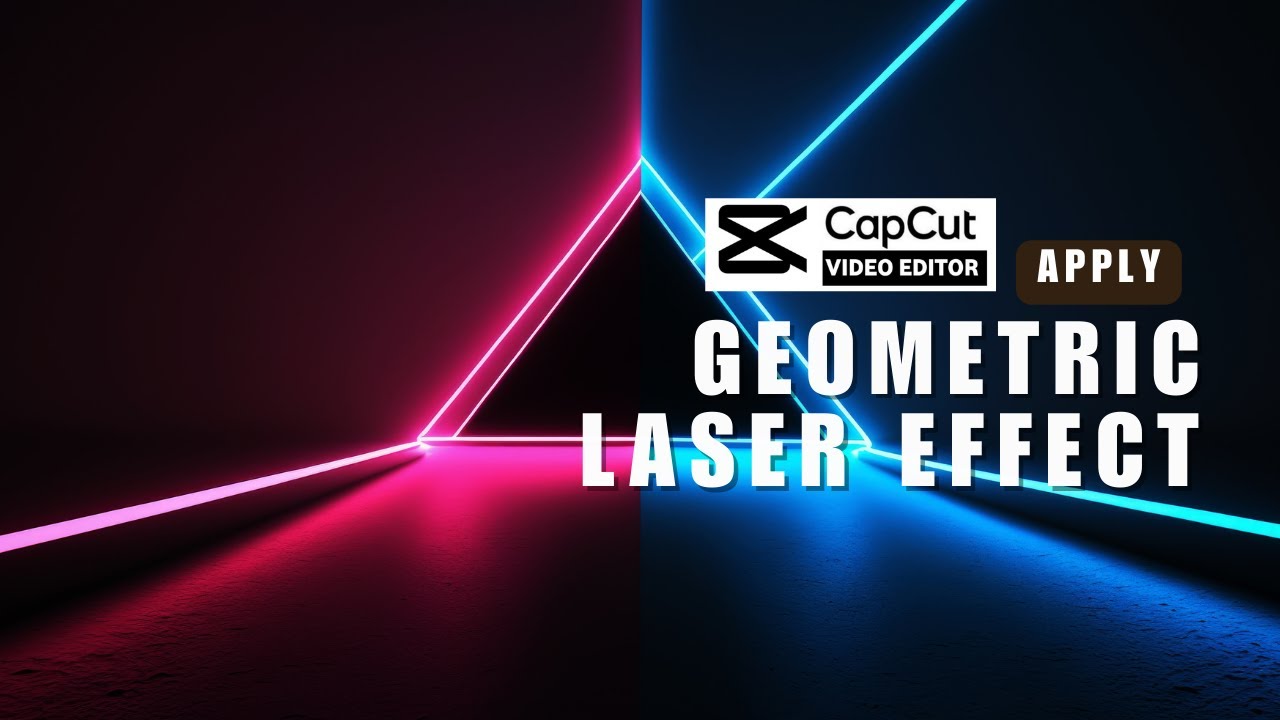 How to Apply the Geometric Lasers Effect to an Object in the CapCut Mobile? | CapCut Tutorial ...