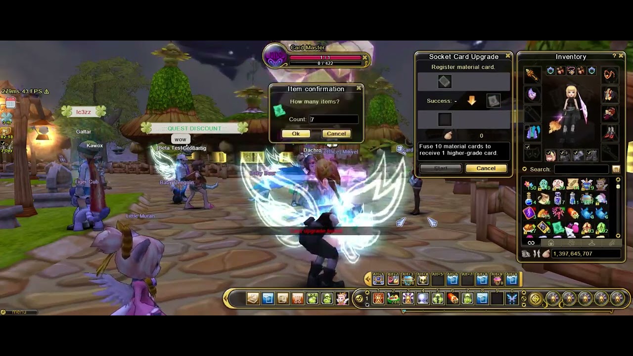 Flyff Universe Totemia Server - Upgrading LC4% to LC7% HOW MANY E-PRO ...