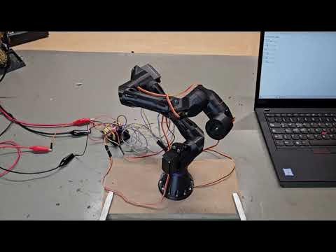 DIY 6DoF robot arm | Test run - YouTube
