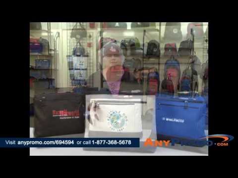 Promotional Natural/Navy Gemline Utility Tote Bag