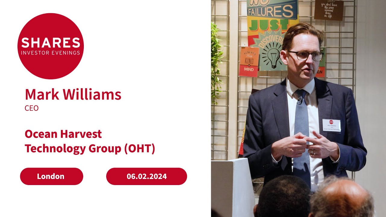 Ocean Harvest Technology Group (OHT) - Mark Williams, CEO - YouTube