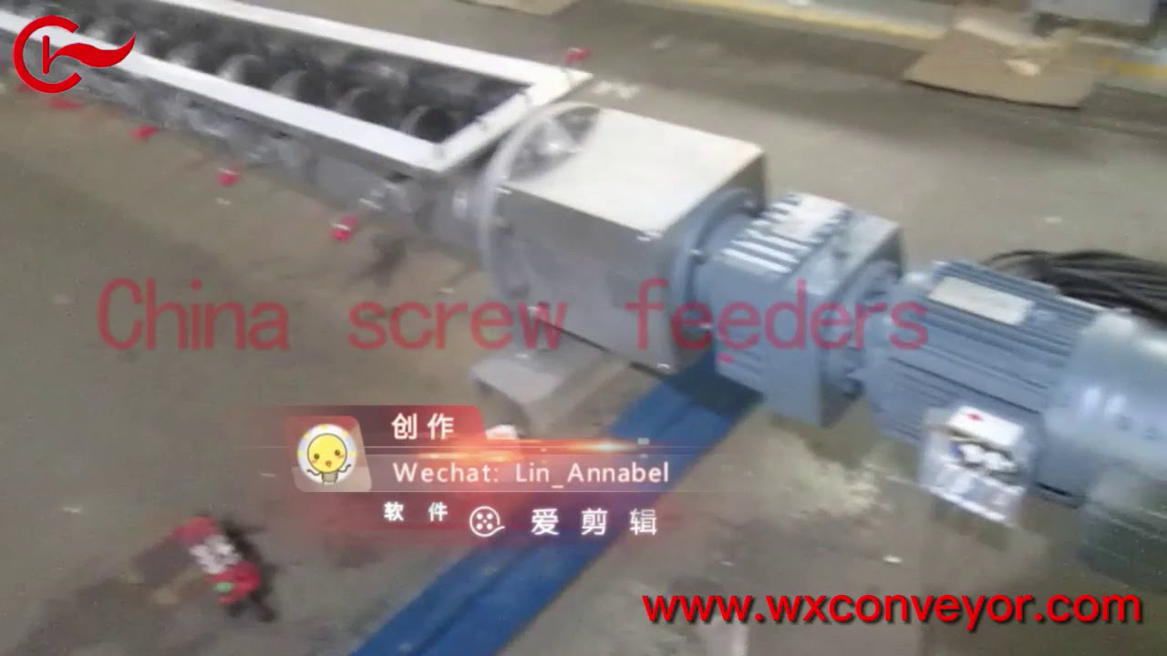 Automatic Single Shaft Screw feeder, Auger feeder machine design - YouTube
