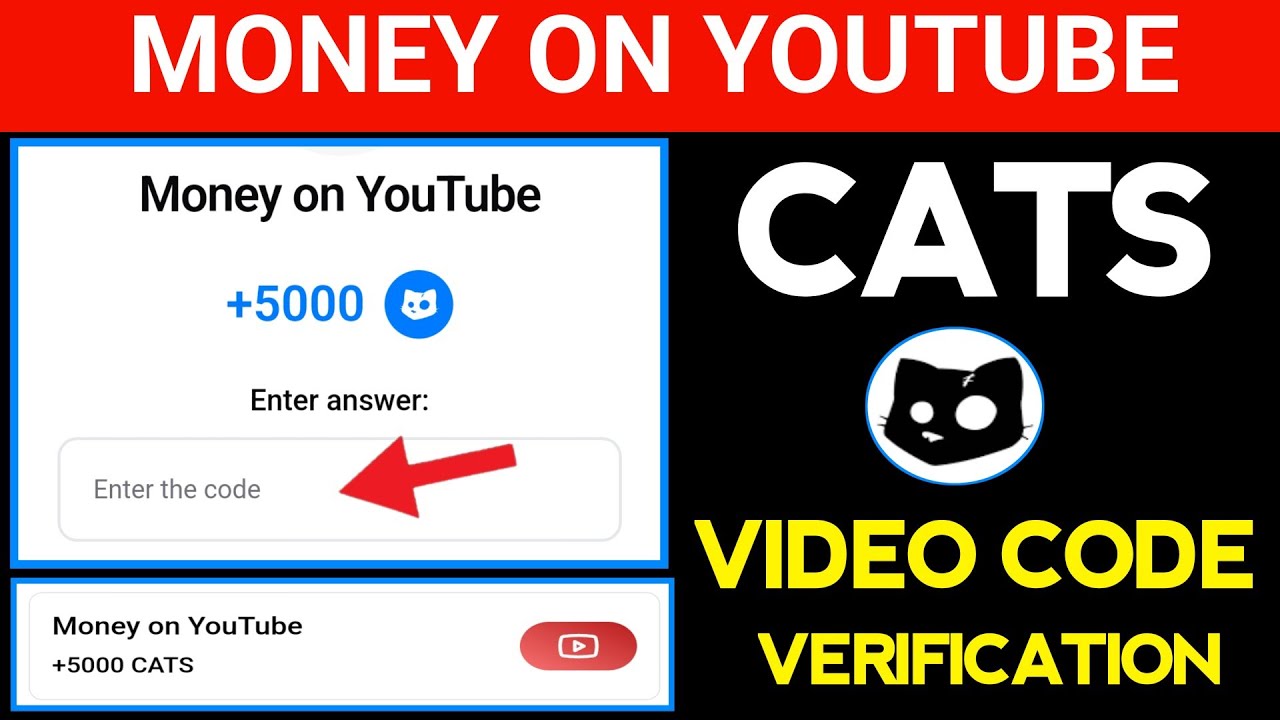 Money On Youtube Cats Code | Money On Youtube Cats Code Today | Cats Youtube Video Code - YouTube