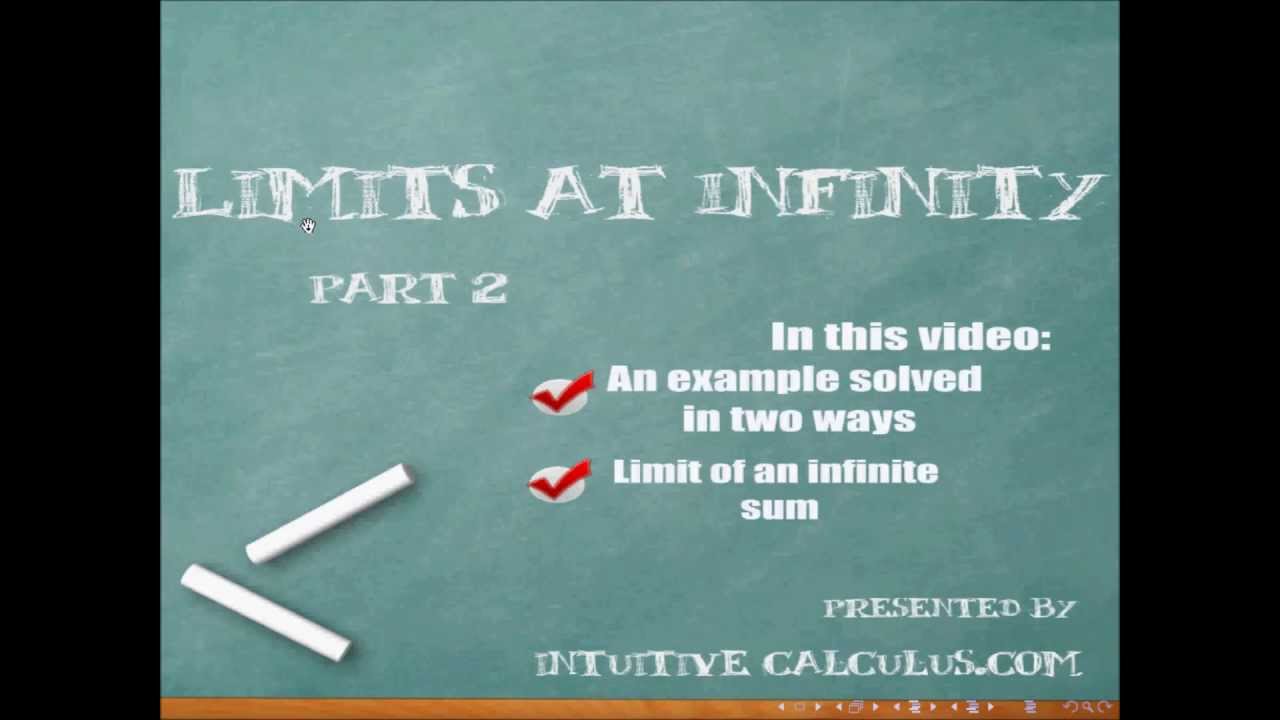 Limits At Infinity Part 2 Youtube