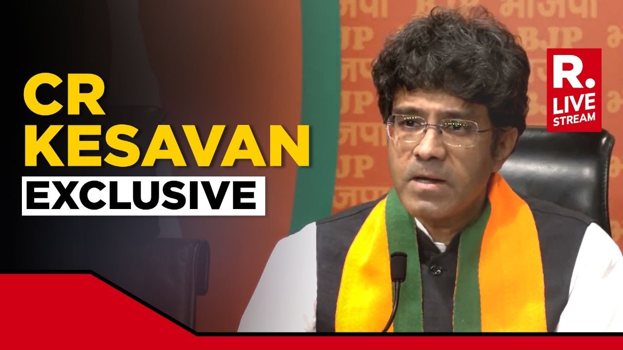 LIVE: CR Kesavan Speaks To Republic On Joining BJP - YouTube