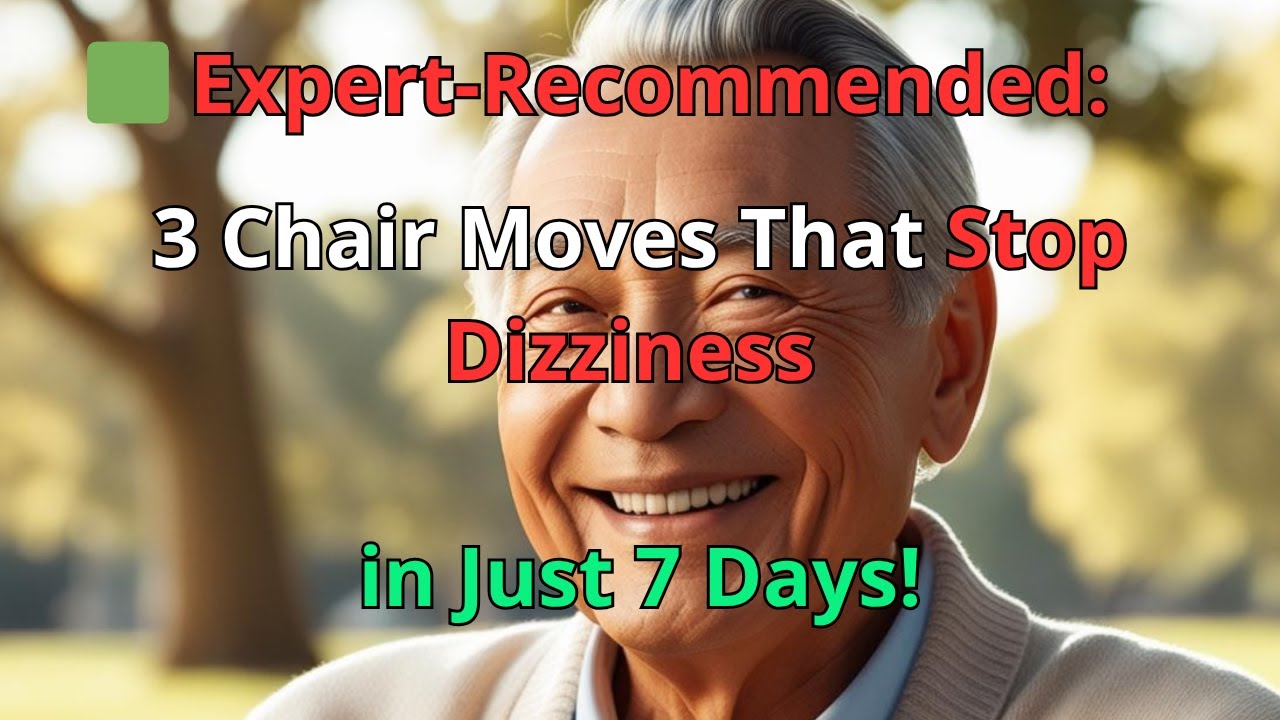 🧘‍♀️ 3 Chair Exercises for People with Vertigo – Reduce Dizziness in ...
