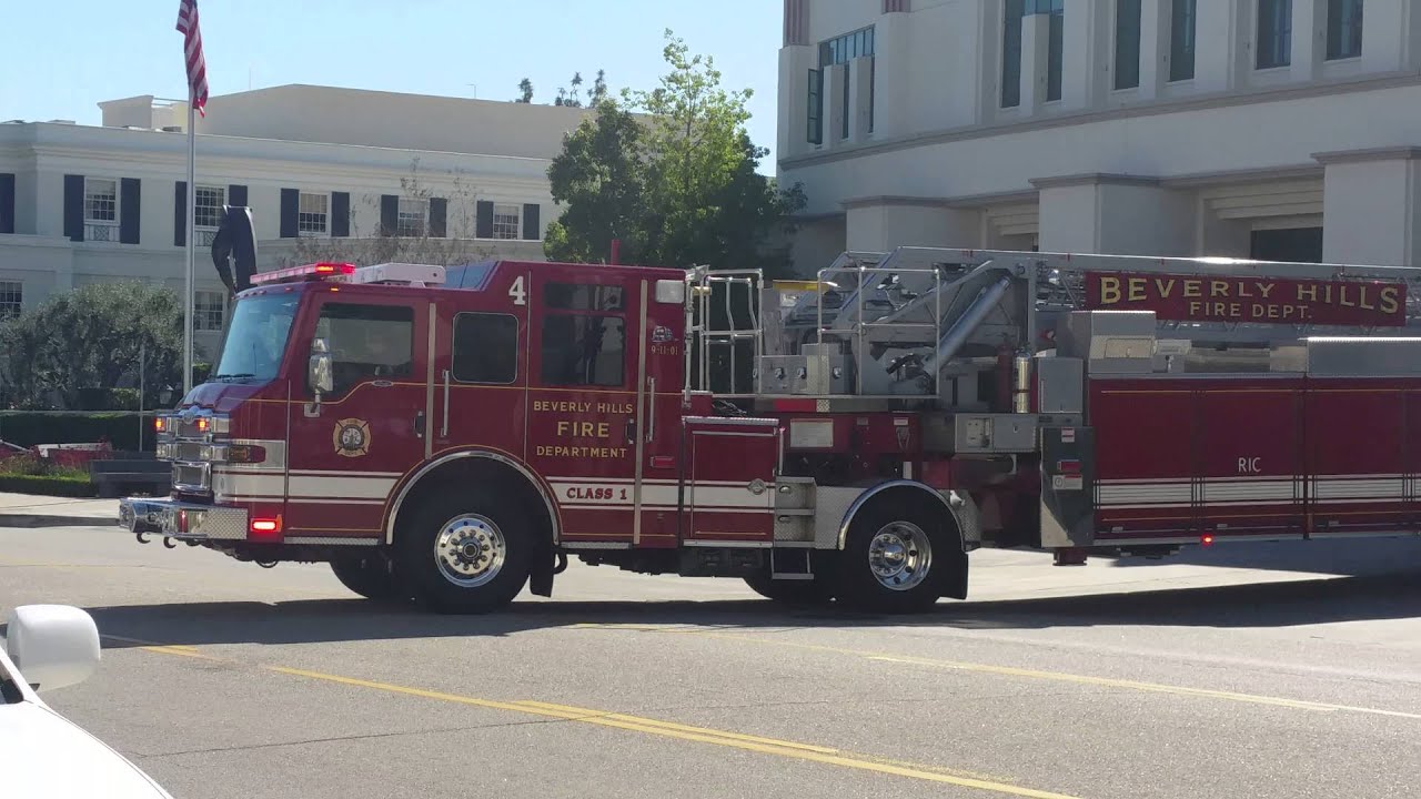 BHFD Truck 4 Returning to Quarters - YouTube