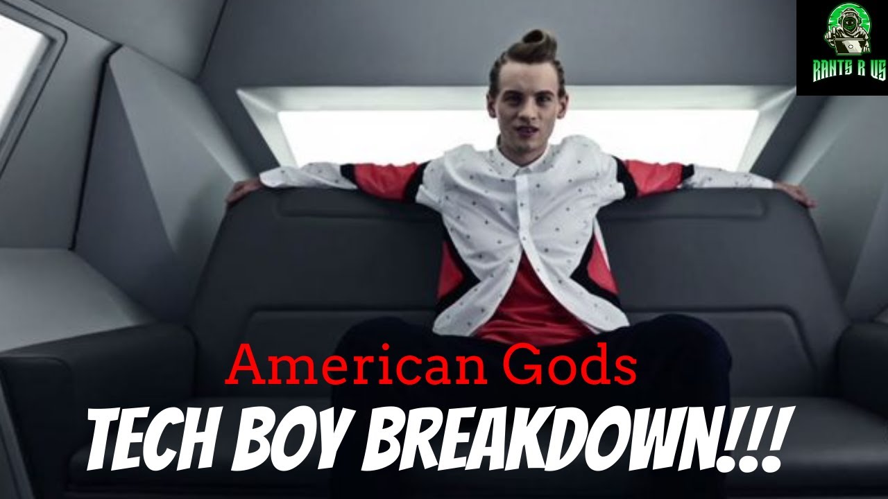 American Gods: Tech Boy Character Breakdown!!! - YouTube