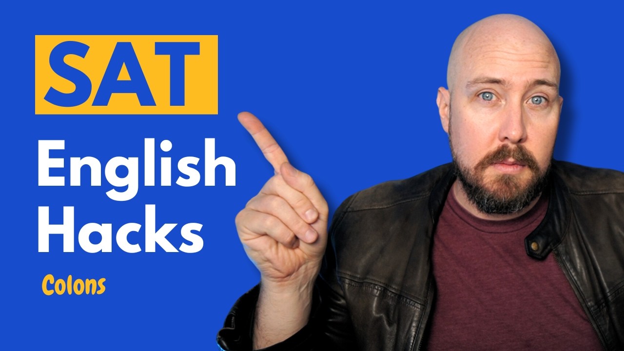 SAT English Hacks | Colons - YouTube